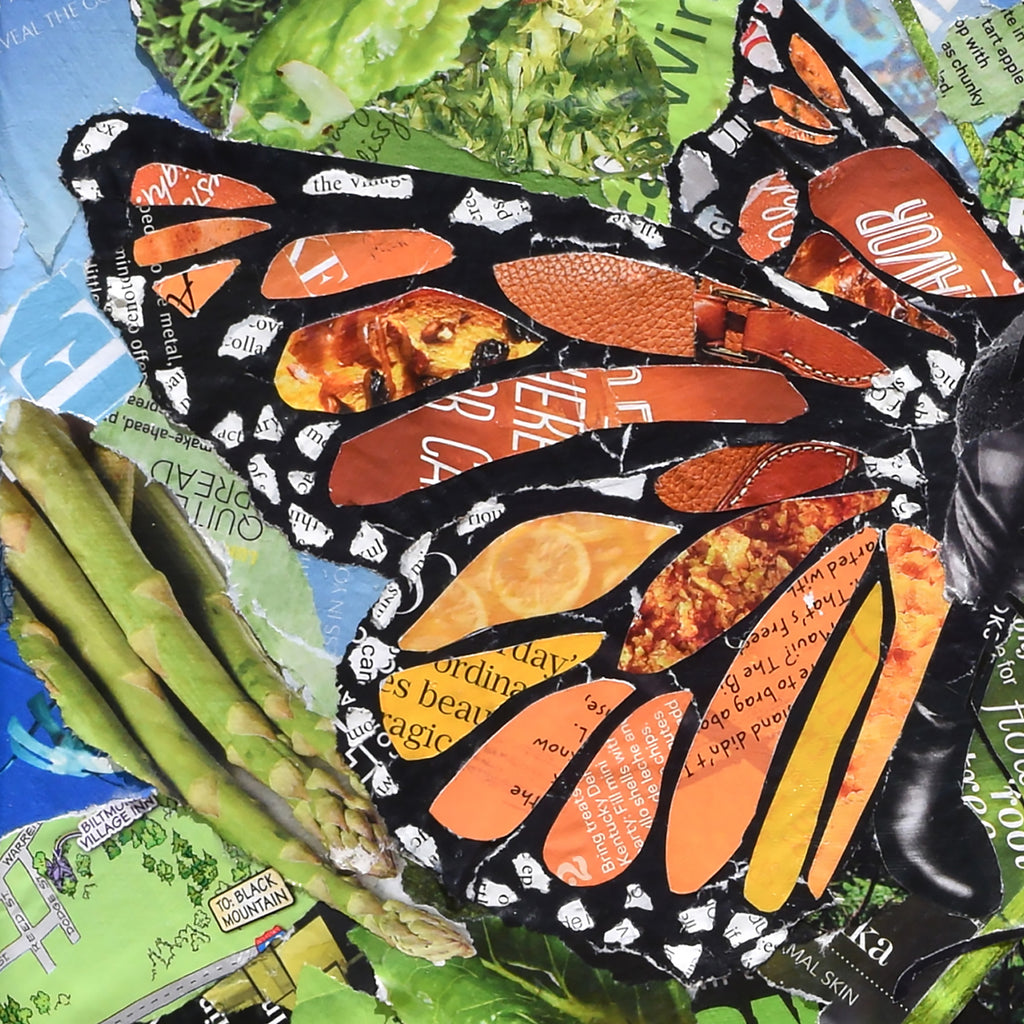 Monarch Butterfly Art by Collage Artist Deborah Shapiro – Deborah ...