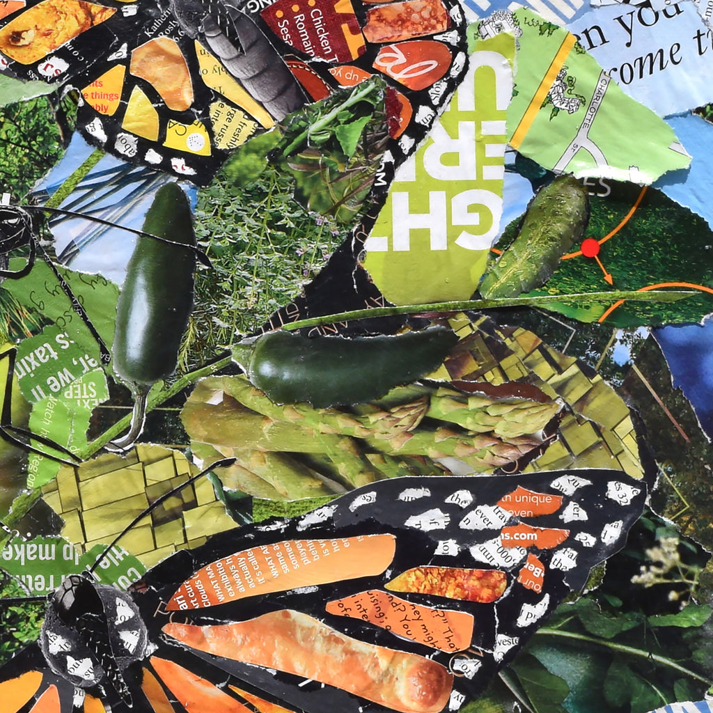 Monarch Butterfly Art by Collage Artist Deborah Shapiro – Deborah ...